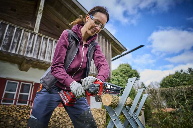 Акция! Цепная мини-пила аккумуляторная Einhell X-Change GE-PS 18/15 Li BL Kit 2.5 Ah (4600040K ...