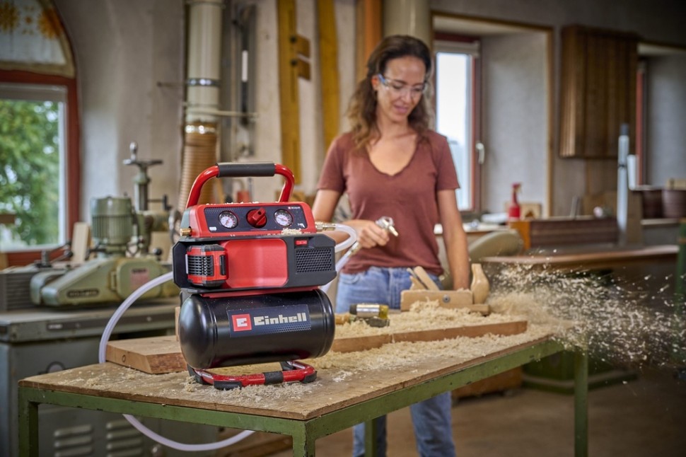 Компресор акумуляторний Einhell TE-AC 18/75 Li OF - Solo (4020410) - Офіційний магазин Einhell в ...